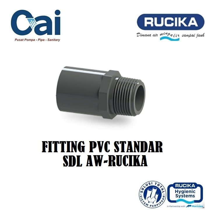 Jual FITTING - SOCKET DRAT LUAR - SDL - 3/4 X 1/2 INCH - AW - RUCIKA ...