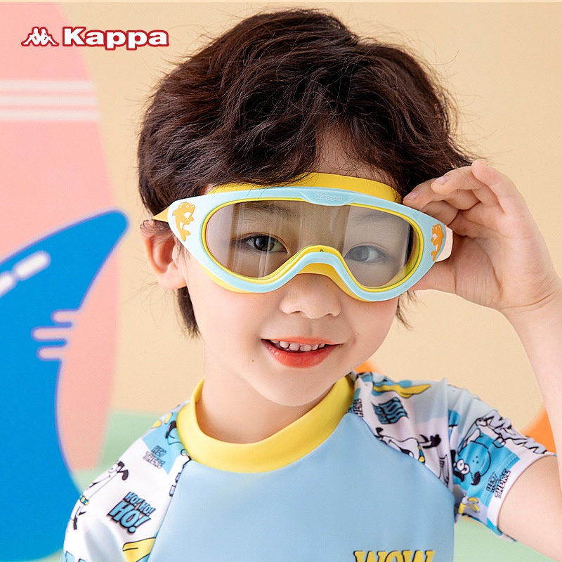 Jual Kappa Children Swim Goggle Kids Super Soft Clear Swimming Mask ...