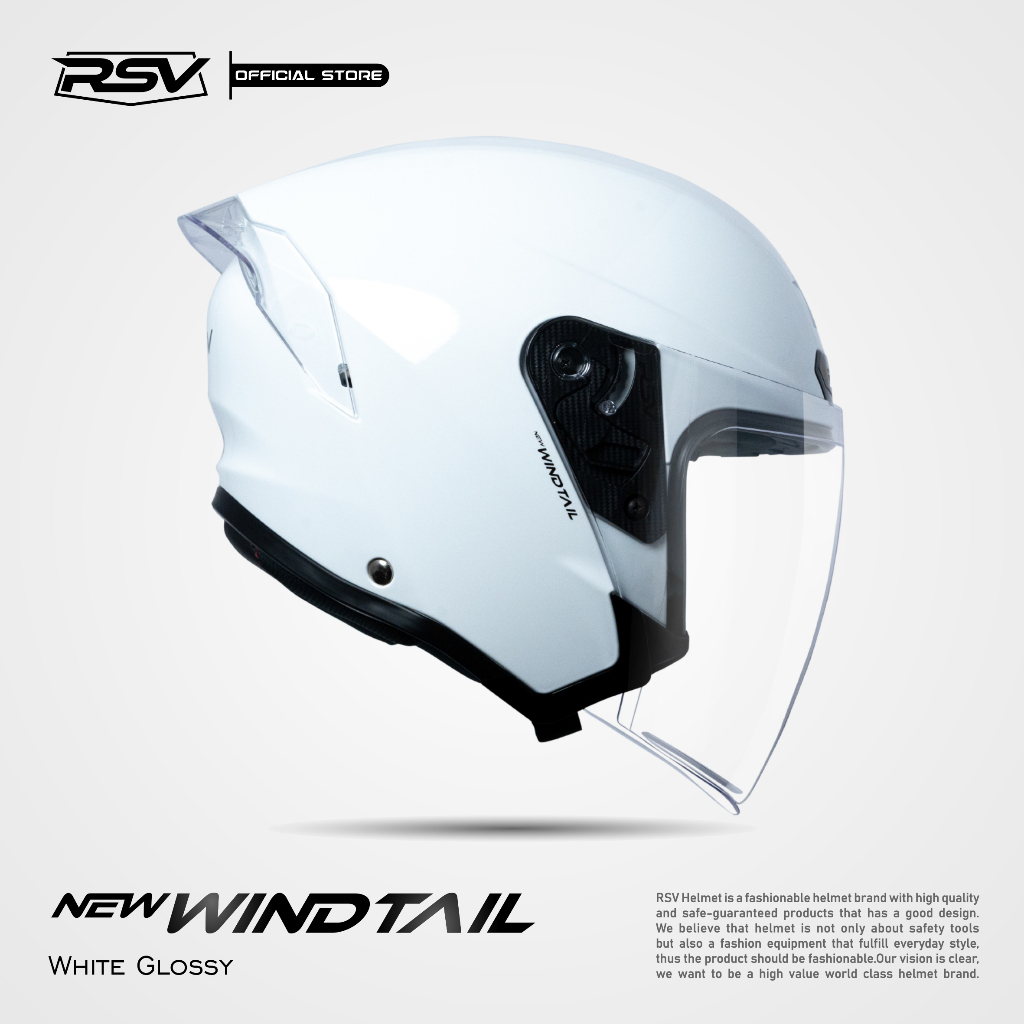 Jual HELM RSV NEW WINDTAIL SERIES ALL SOLID COLOR - HELM HALF FACE ...