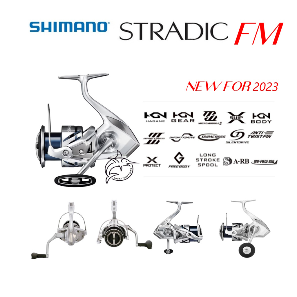 Jual Shimano Stradic FM Model 2023 Spinning Reel Pancing | Shopee Indonesia