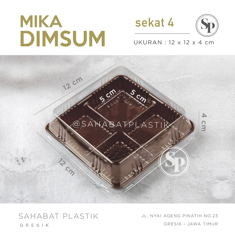 Jual 25pcs MIKA MOCHI ISI 4 PUDING MINI / TEMPAT DONAT MINI DAIFUKU ...