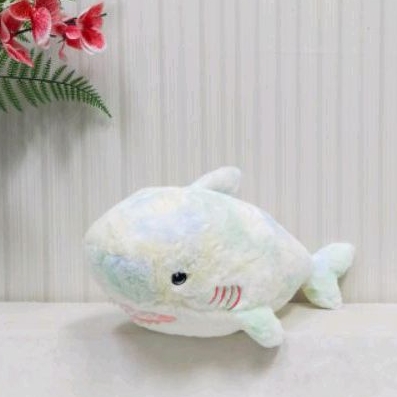 Jual Boneka Ikan Hiu Pelangi Size 45cm/18"/boneka animal/boneka cute ...