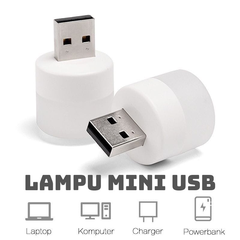 Jual Lampu LED Mini USB Portable / Lampu Penerangan Untuk Baca Belajar ...