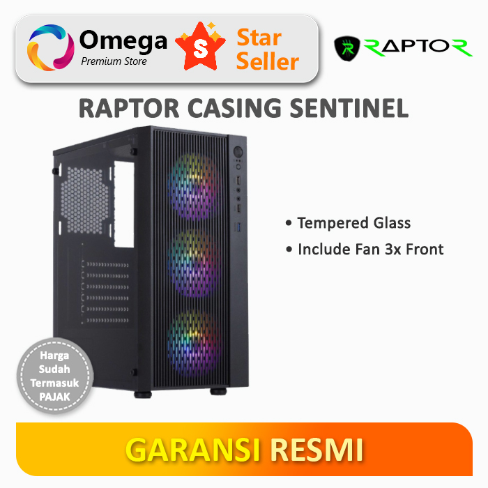 Jual Casing Gaming Raptor Sentinel | Shopee Indonesia