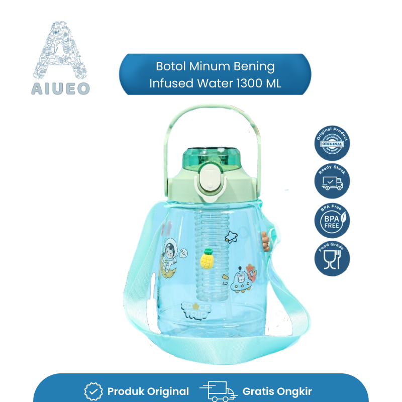 Jual Botol Minum Literan 1,3L - Botol Minum Anak Lucu - Botol Minum ...