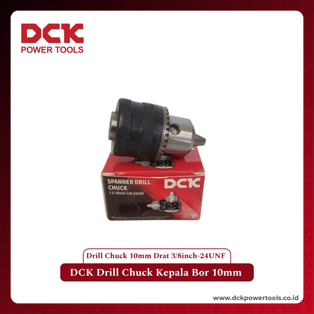 Jual Kepala Bor DCK Drill Chuck 10mm / 13mm with key | Shopee Indonesia