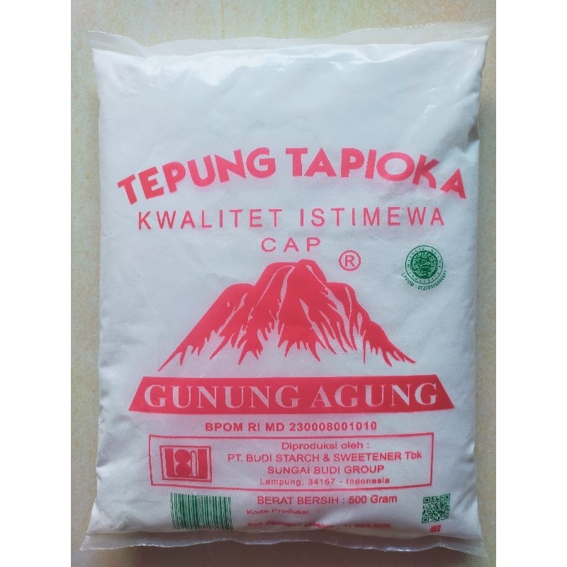 Jual Tepung Tapioka Cap Pak TANI Gunung / Tapioka Cap Gunung Agung 500g ...