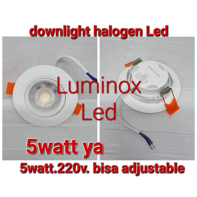 Jual downlight halogen led 5watt 5w / spotlight ceiling partisi led 5 ...