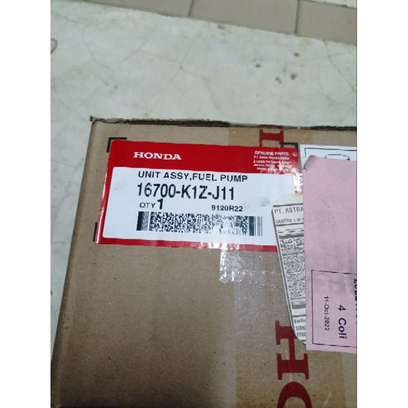 Jual Fuel Pump PCX 160 Kode K1Z / Unit Assy Fuel Pump PCX 160 / Asli ...