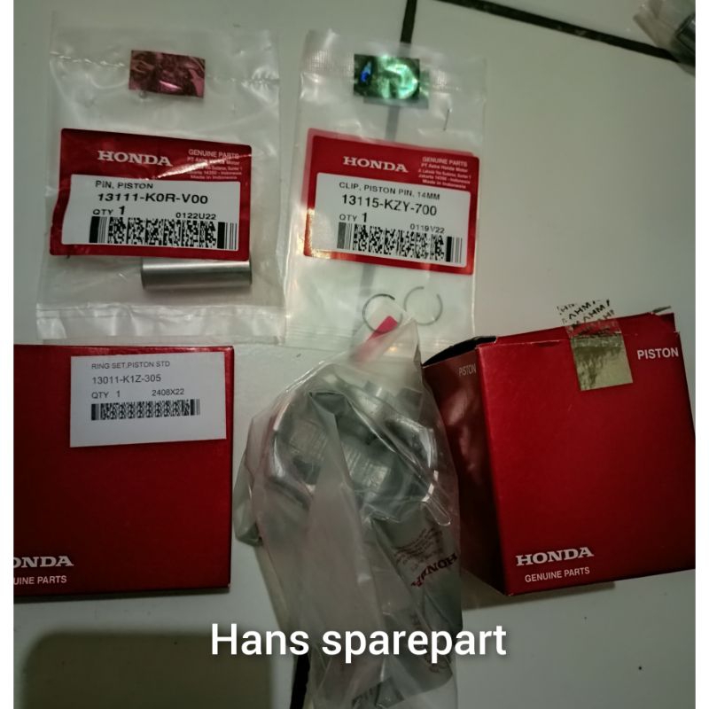 Jual Piston Kit PCX 150 Oversize Standar Kode K97 / Seher Set PCX 160 ...
