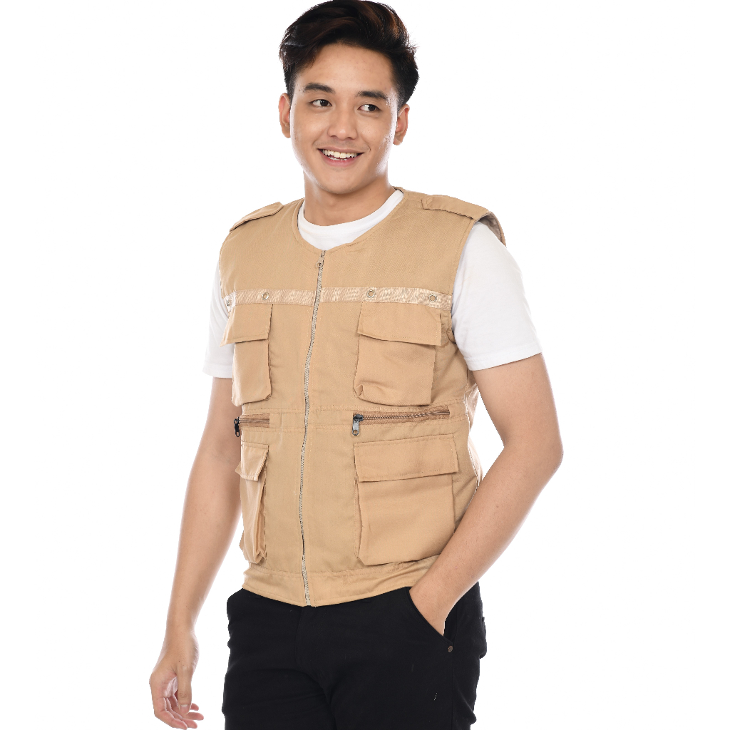 Jual CREDIFOX Rompi tactical / rompi cargo / vest pria casual / rompi ...