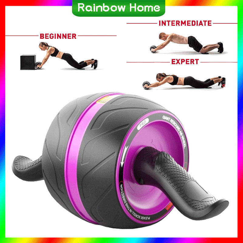 Jual Rainbow Home Ab Wheel Abs Roller Roda Stabil Alat Olahraga Fitness ...