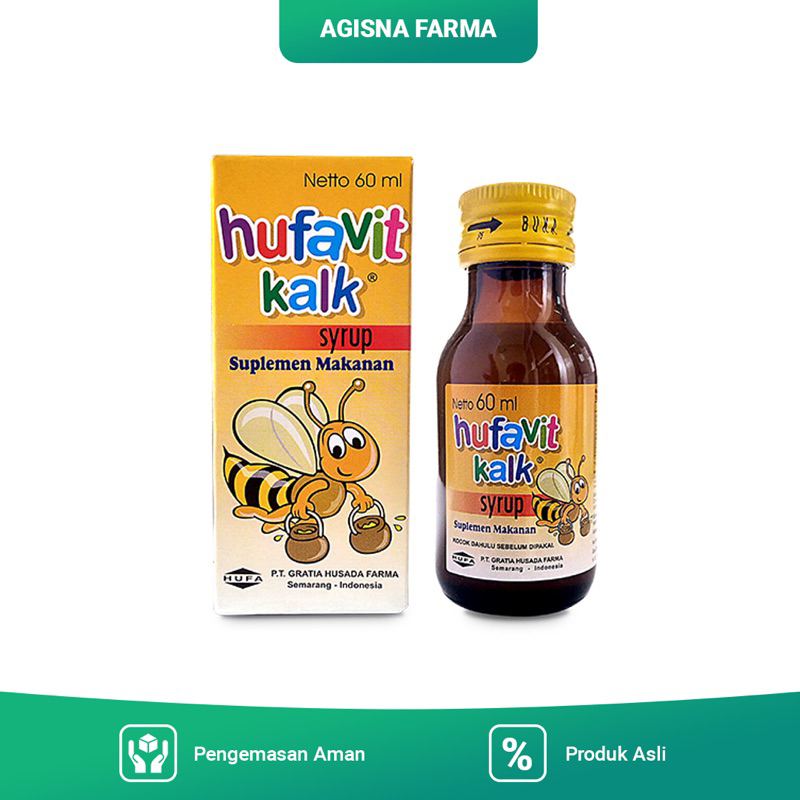 Jual Hufavit kalk syrup 60ml | Shopee Indonesia