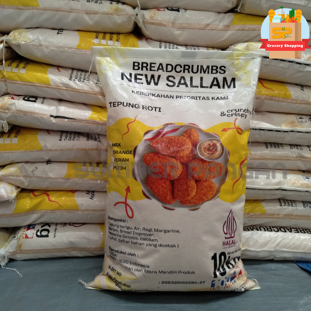 Jual New Sallam Tepung Roti/ Tepung Panir / Bread Crumbs ( MIX ) NEW ...