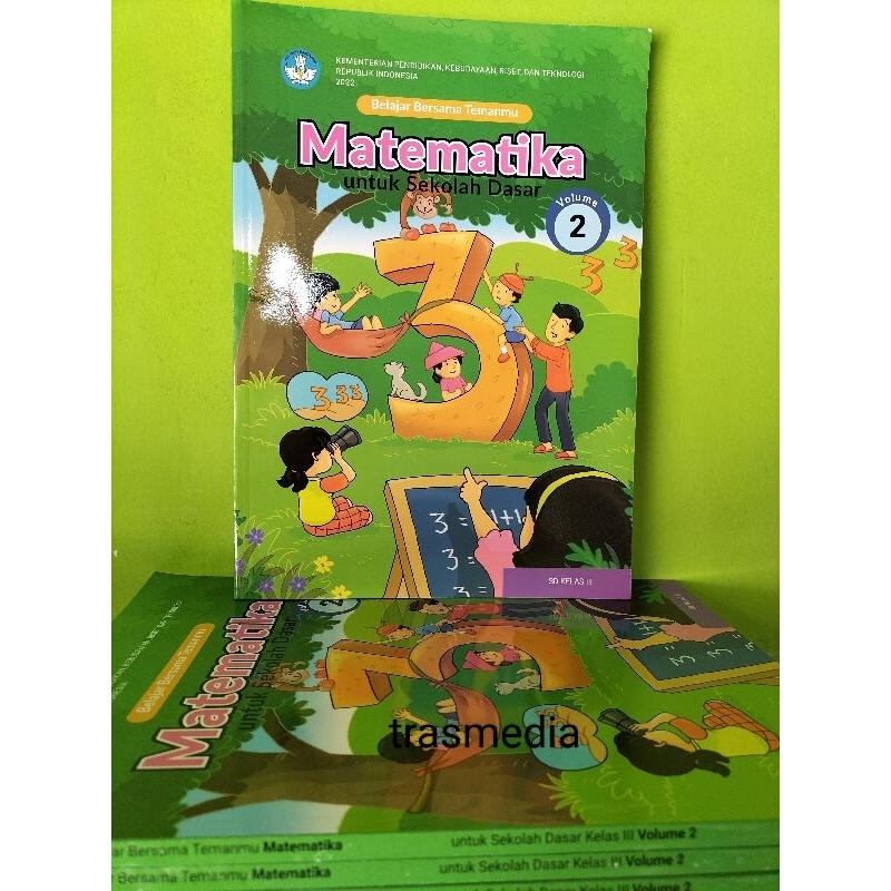 Jual Buku Kurikulum Merdeka SD Kelas 3 " Matematika volume 2" | Shopee Indonesia