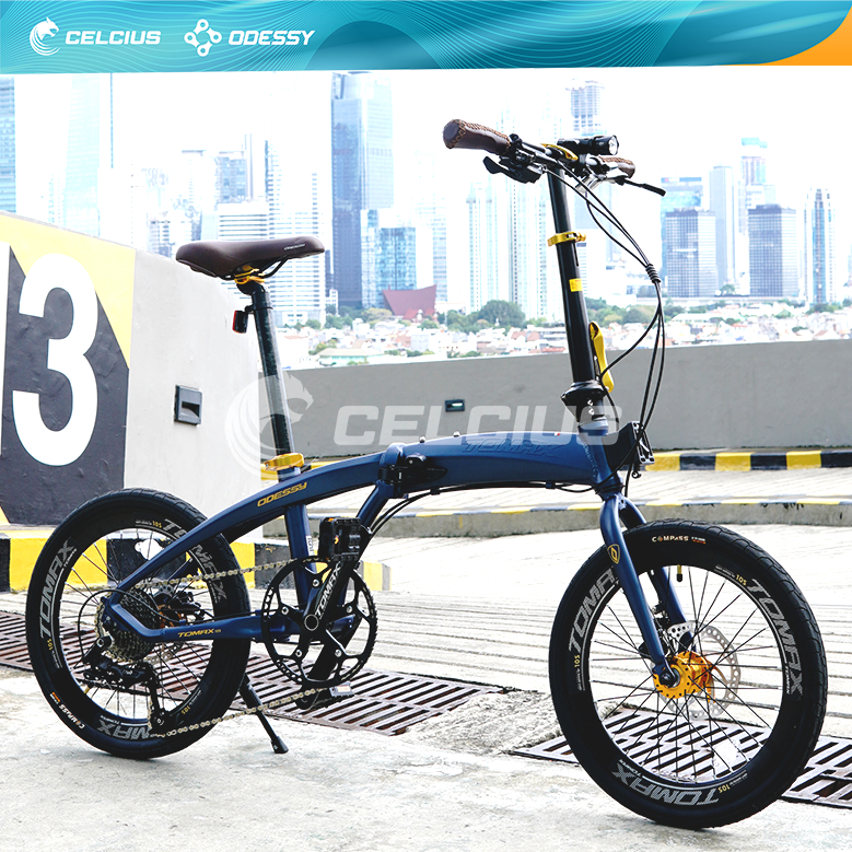 Jual Sepeda Lipat Odessy 20 39 Tomax Frame Alloy - 10 Speed Garansi ...
