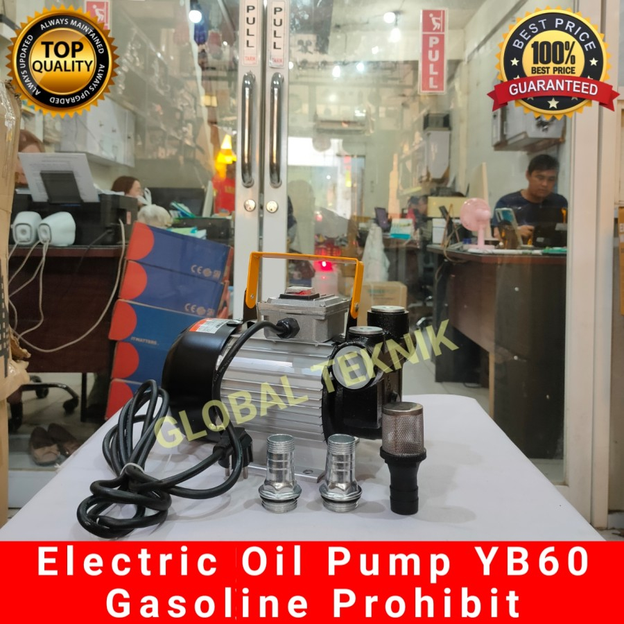 Jual Sunflow Electric Oil Pump Pompa Transfer AC YB60 220v BBM Oli ...