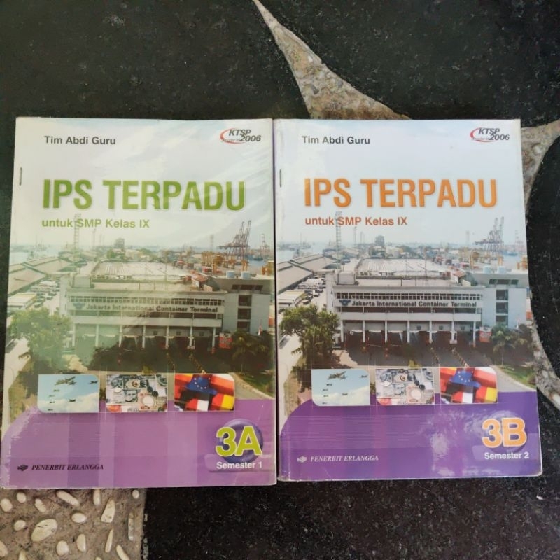 Jual Buku Ips Terpadu Kelas 9 IX, semester 1 & 2, SMP 3 ERLANGGA, KTSP ...