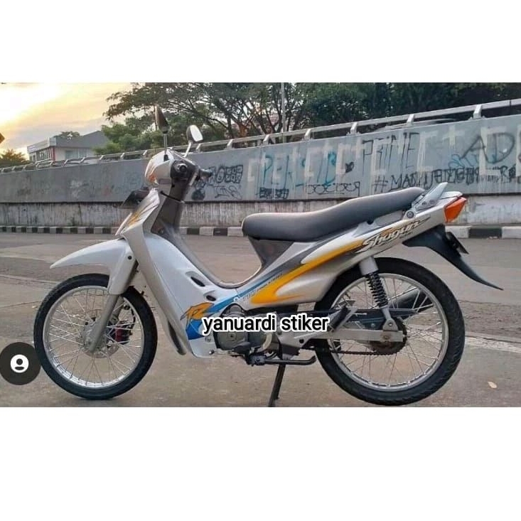 Jual STRIPING STIKER LIST STANDAR MOTOR SHOGUN 110 TAHUN 2000 2001 OLD ...