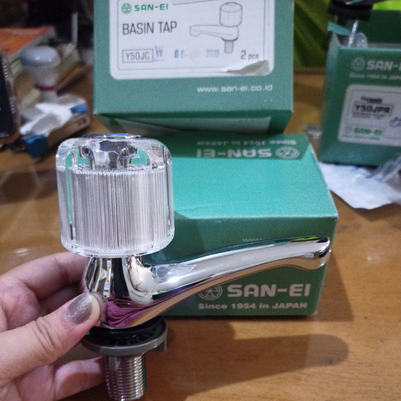 Jual San EI Basin Tap Y 50 JC - Kran Wastafel | Shopee Indonesia