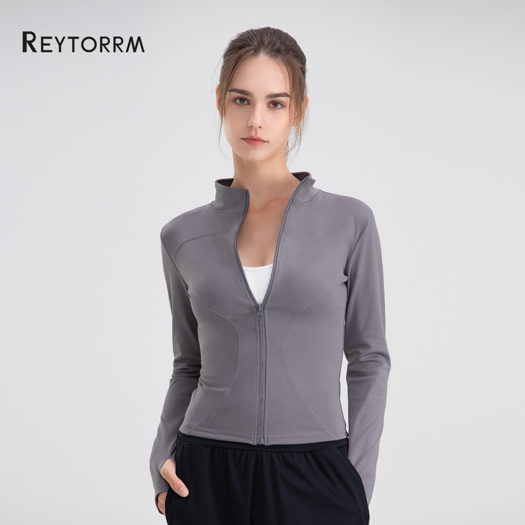 Jual Reytorrm Jaket Olahraga Wanita Lengan Panjang Hijab Sport Untuk ...