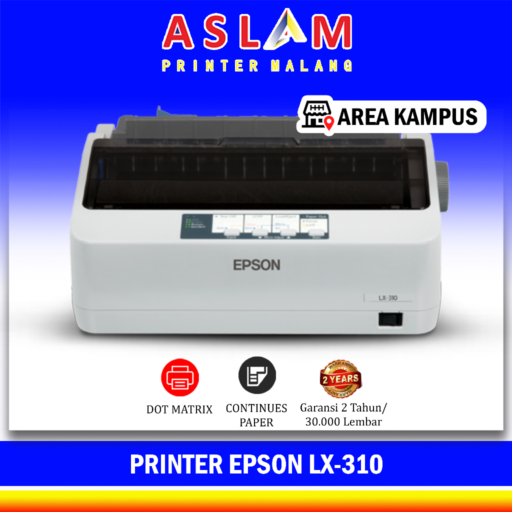 Jual Printer Epson LX 310 LX310 LX-310 Dot Matrix Original Garansi ...