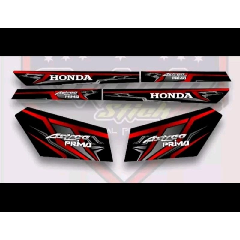 Jual Sticker Honda Astrea Prima Request Custom Hologram | Shopee Indonesia