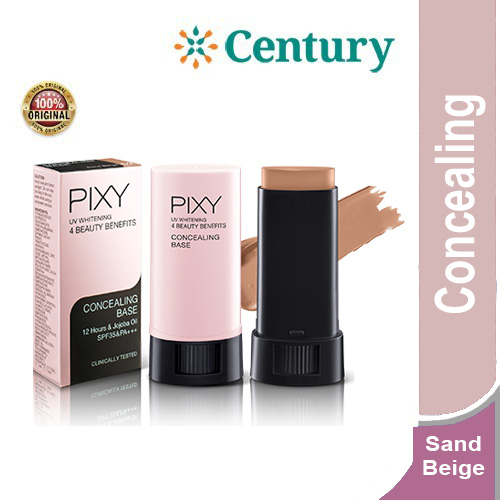 Jual PIXY UV WHITENING CONCEALING BASE SPF 35 SAND BEIGE 02 9GR ...