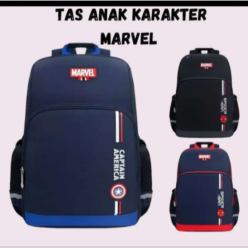 Jual TAS KARAKTER MARVEL SD CEWE, COWO (FREE BOTOL MIXUE) | Shopee ...