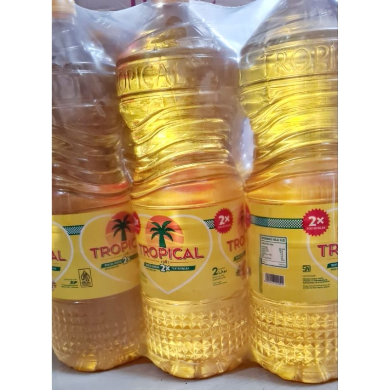 Jual Minyak goreng Tropical kemasan Botol 2 liter | Shopee Indonesia