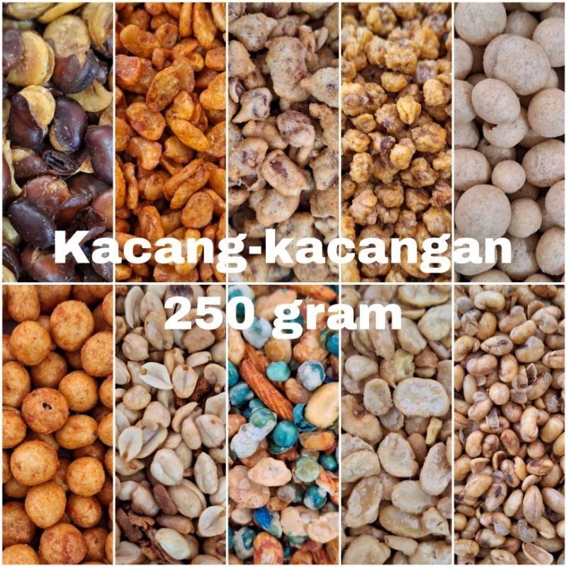 Jual [ Ayu Snack ] Kacang-kacangan 250 gram | Camilan Murah | Snack ...
