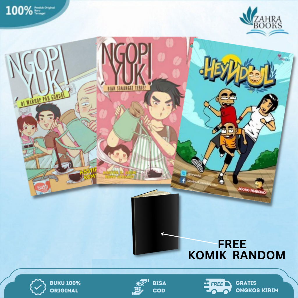 Jual NGOPI YUK BIAR SEMANGAT TERUS & NGOPI, YUK! DI WARKOP PAK GUNDUL ...