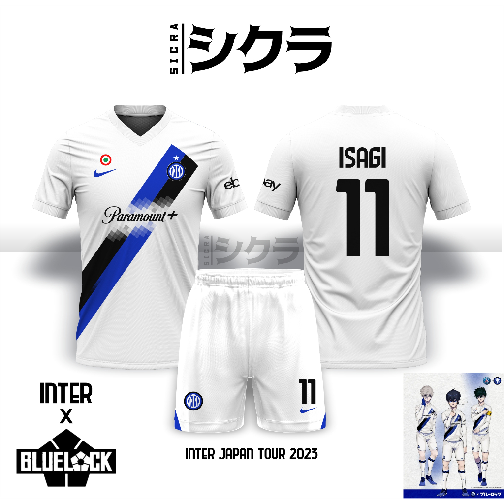 Jual BLUE LOCK X INTER COLABORATION JERSEY INTER MILAN HOME 2023 Anime ...