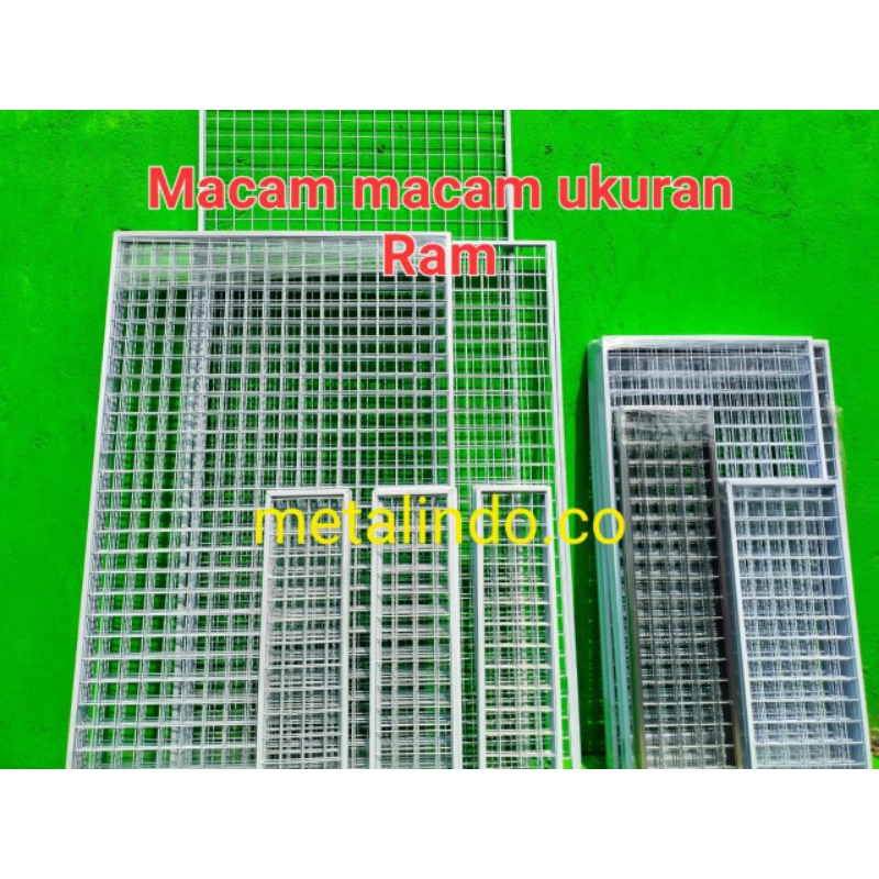 Jual Jaring Ram bingkai besi tebal kawat ram display wiremesh kawat ...