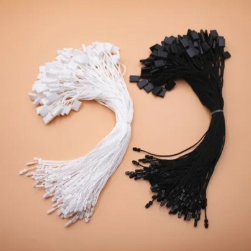 Jual Tali hang tag loop pin benang nilon string pin tali label lock pin ...