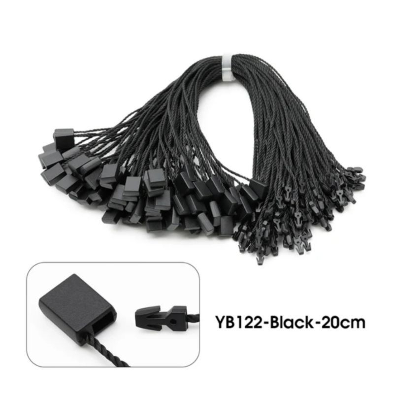 Jual Tali hang tag loop pin benang nilon string pin tali label lock pin ...