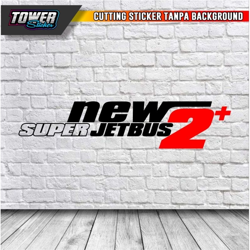 Jual Sticker cutting NEW SUPER JETBUS 2+ stiker bus bis | Shopee Indonesia