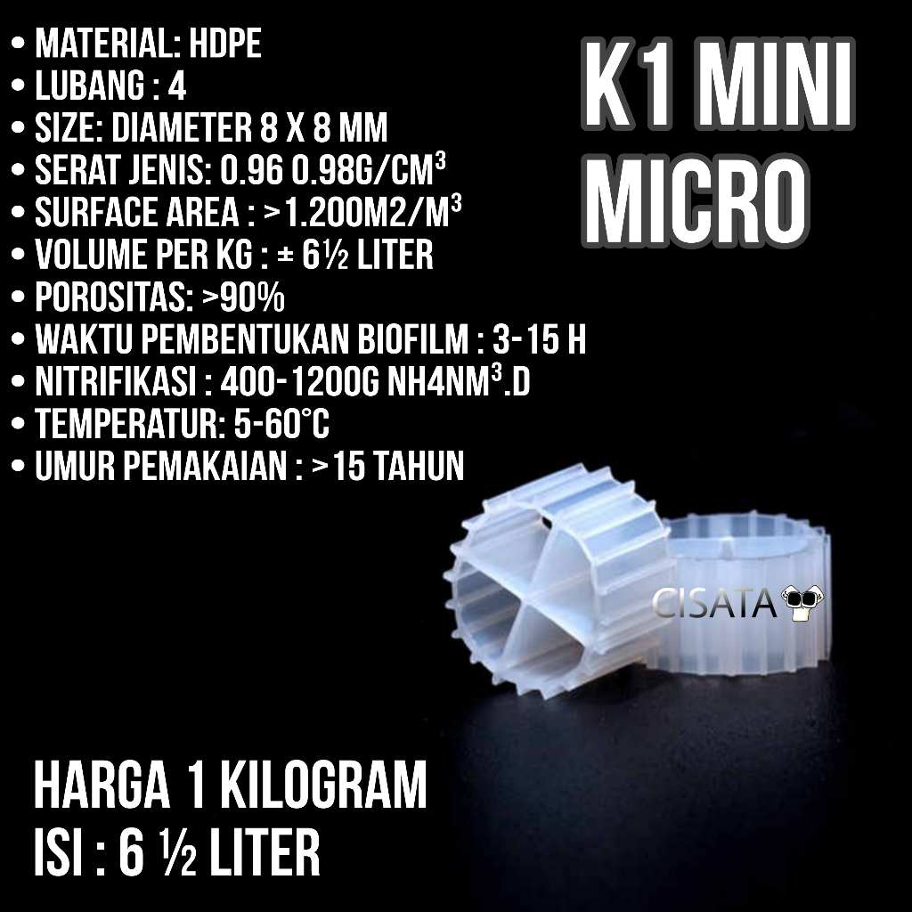Jual K1 Micro Mini Kaldness K1 Putih Mikro 1 Kilo ( Per Kg ) | Shopee ...