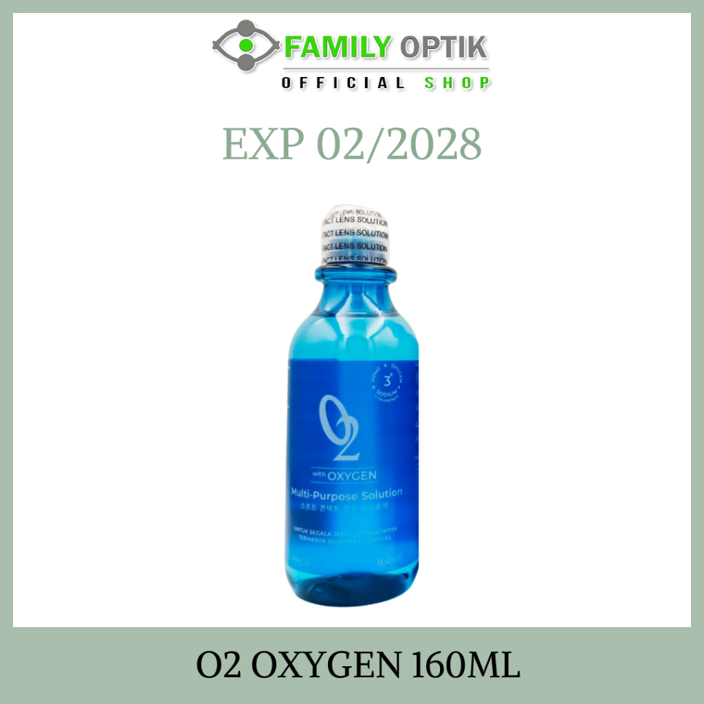 Jual O2 160ml Multi Purpose Solution Air Softlens | Shopee Indonesia