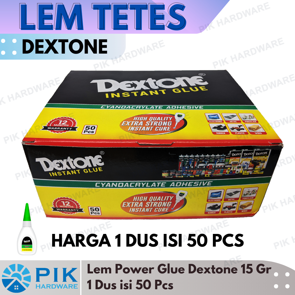 Jual 50 Pcs LEM TETES DEXTONE - LEM KOREA DEXTON 15gr SERBAGUNA | LEM ...