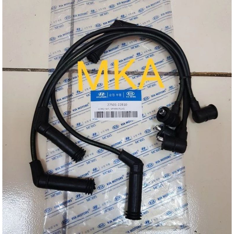 Jual KABEL BUSI HYUNDAI ACCENT CAKRA GETZ AVEGA P/N 27501-22B10 OEM ...
