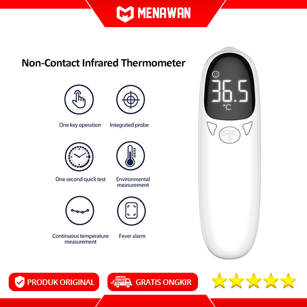 Jual Non-Contact Infrared Thermometer Gun Digital Termometer Tembak ...