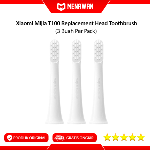 Jual Xiaomi Mijia Sonic Electric Toothbrush T100 Replacement Head 3 pcs Original | Shopee Indonesia