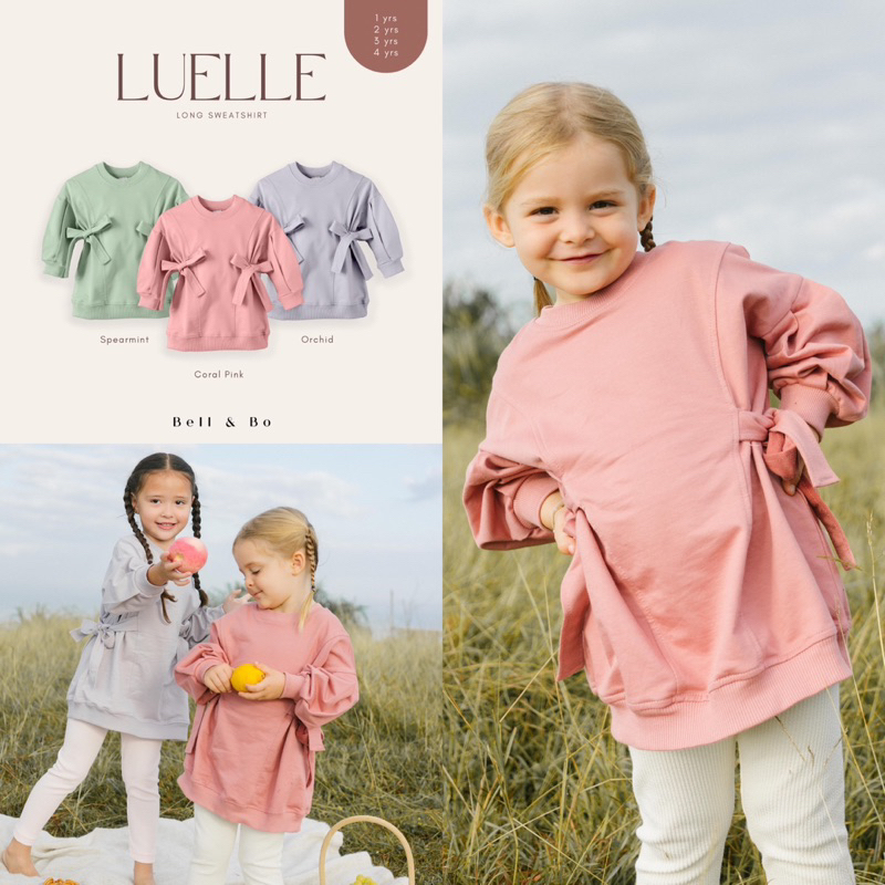 Jual Bell & Bo LUELLE Long Sweatshirt / Sweater Dress Anak 1-4thn ...