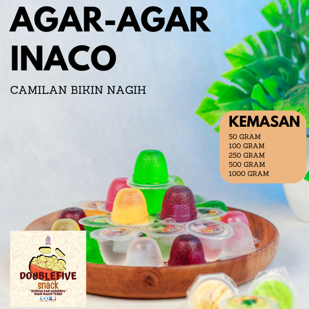 Jual Inaco jelly curah - Agar Agar Inako jeli Beragam Rasa 100 250 500 ...