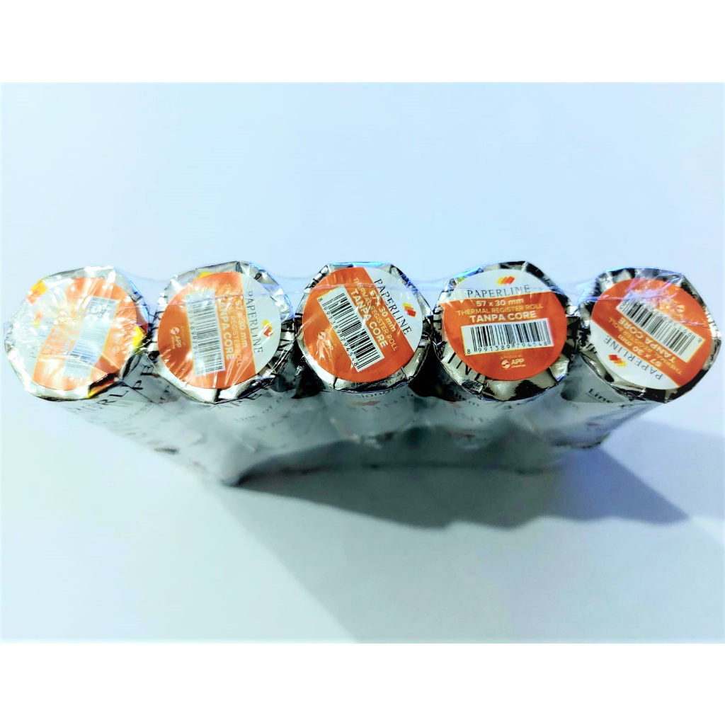 Jual Kertas Thermal Roll Kasir / Struk Kasir / Register Roll (57x30 mm ...