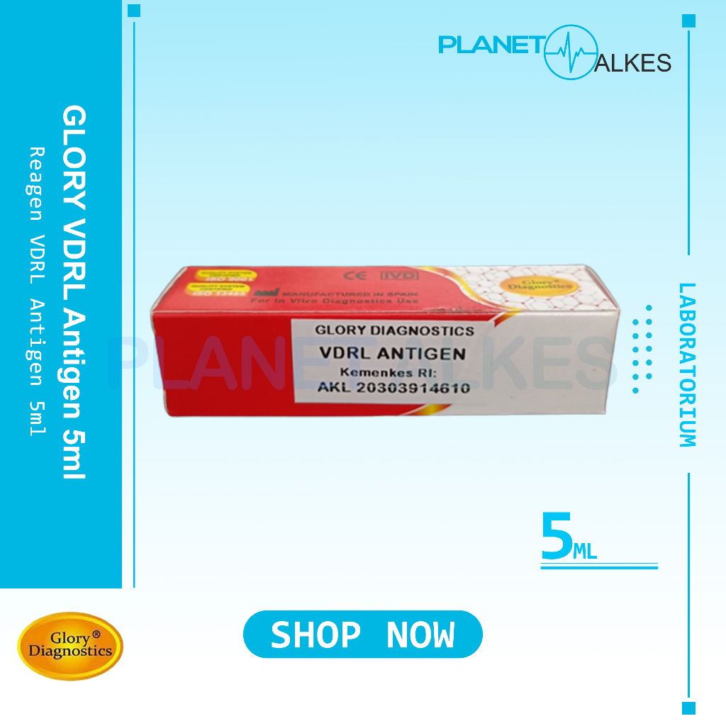 Jual VDRL Antigen 5ml Glory Diagnostics Reagen VDRL 5ml 250 Test ...