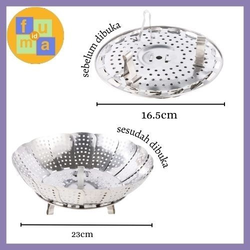 Jual Alat Kukus Stainless Steel Flexible / Kukusan Serbaguna / Tatakan ...
