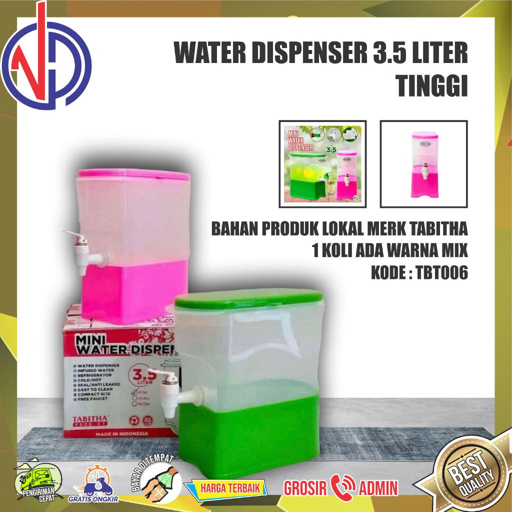Jual DISPENSER KULKAS 3,5L MINI WATER DISPENSER TABITHA DISPENSER AIR ...