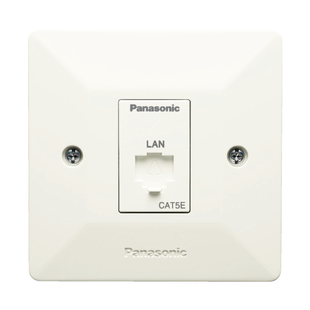 Jual Panasonic Port RJ 45 Socket LAN Internet Flasimo Flat Series ...